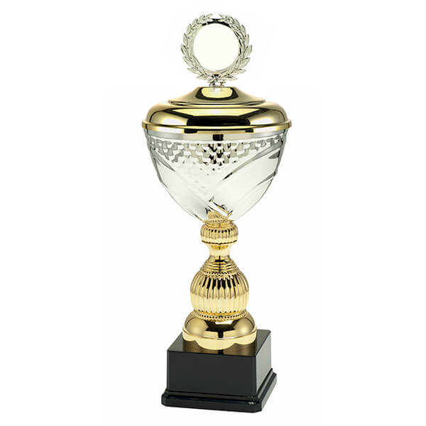 Gold-Pokal Joram mit Emblem | Budgetpokale.com
